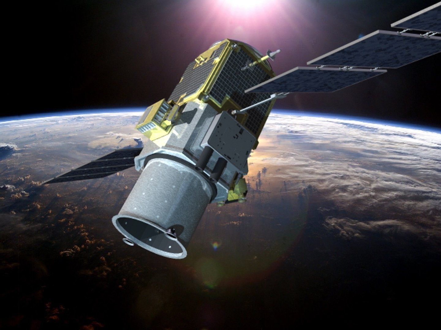 3d Model Calipso Climate Satellite