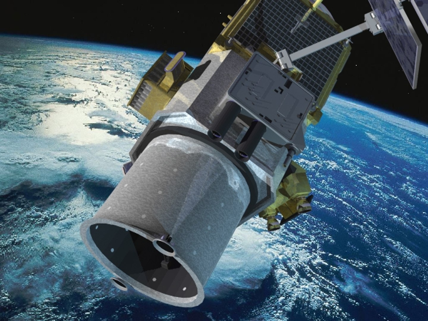 3d Model Calipso Climate Satellite