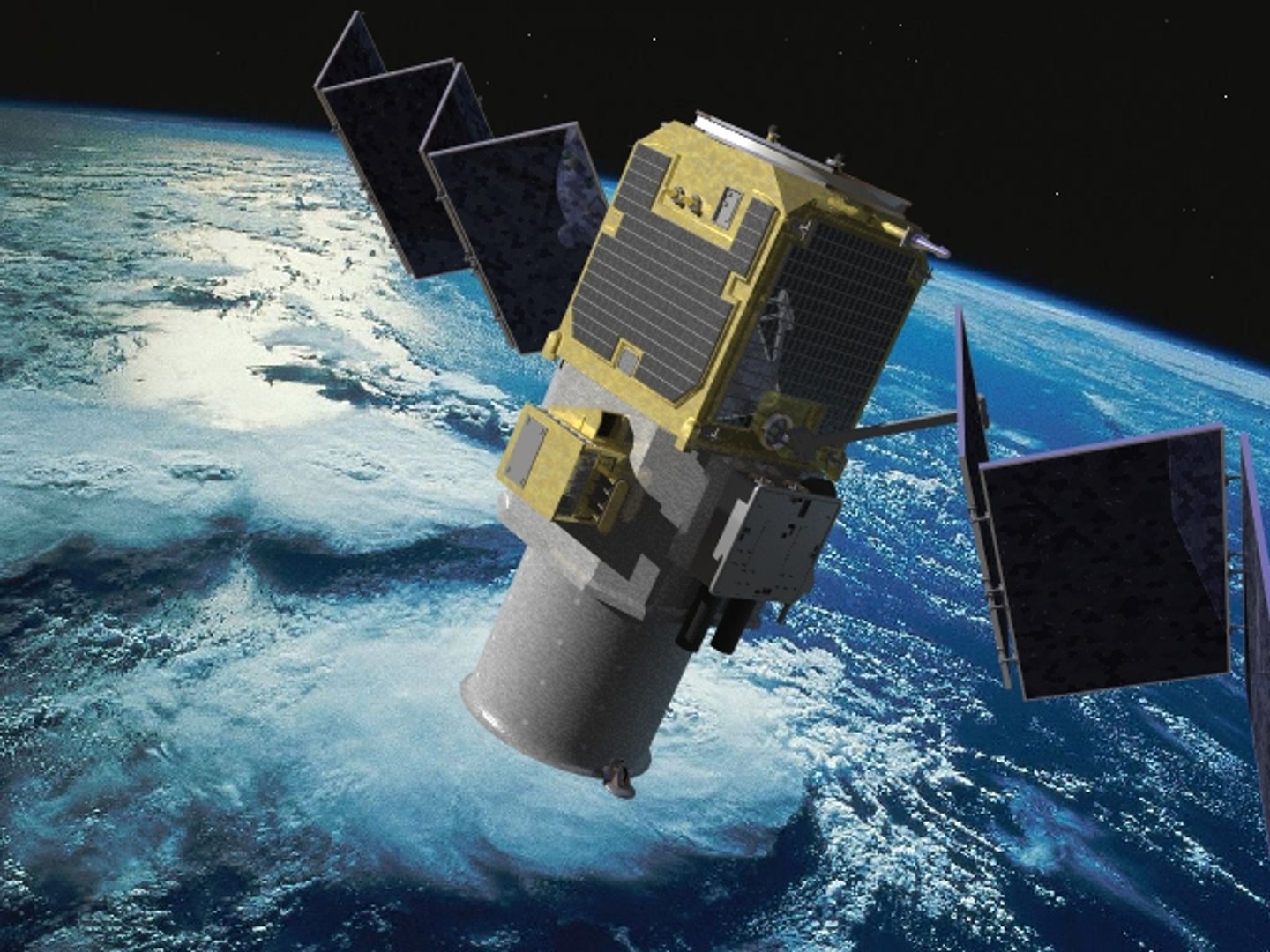 3d Model Calipso Climate Satellite