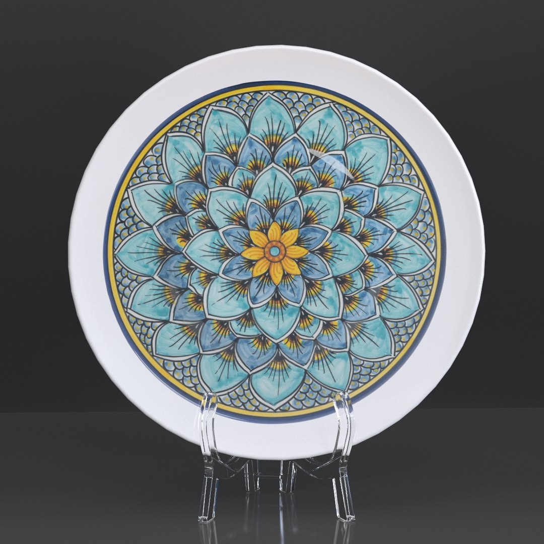 3D Traditional Plates 001 - 003 Model - TurboSquid 1920601