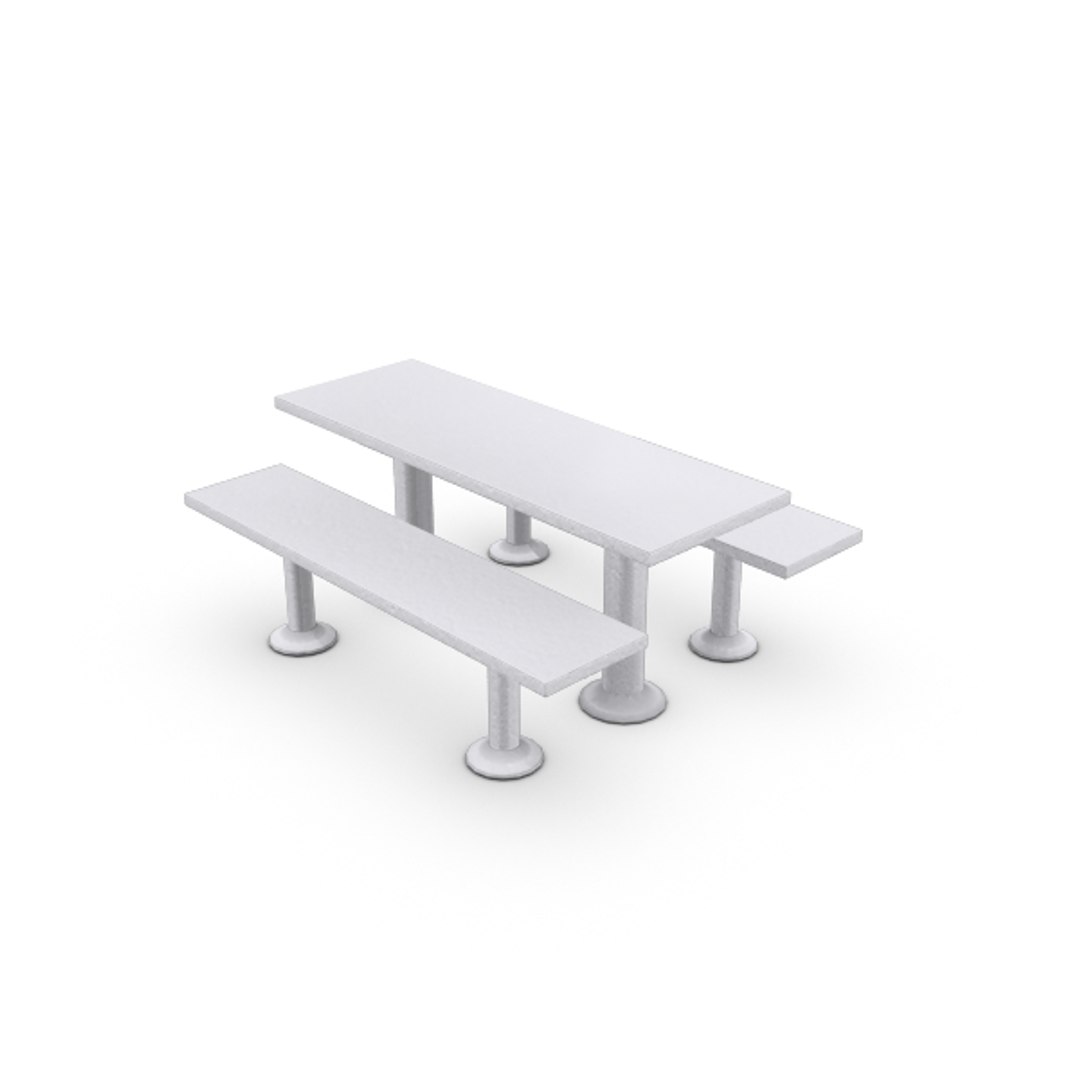 Free Outdoor Table 3d Model