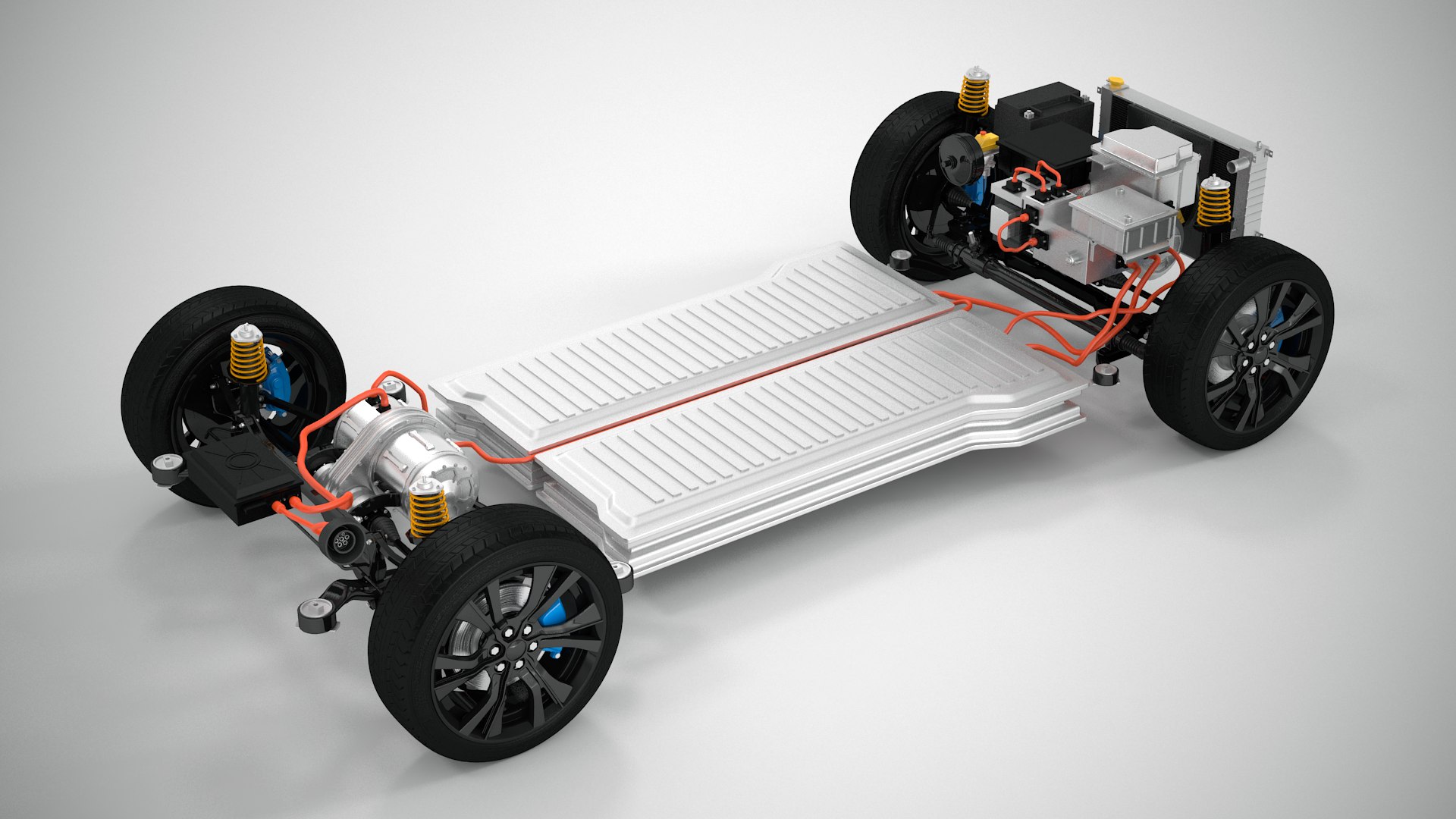 3D Model Electric Awd Suspension - TurboSquid 1507875