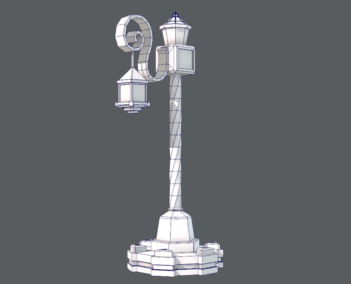 Lamp post v01 3D model - TurboSquid 1368466