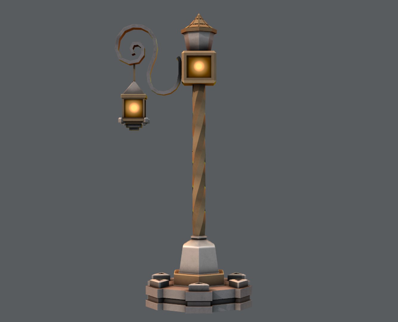 Lamp Post V01 3D Model - TurboSquid 1368466
