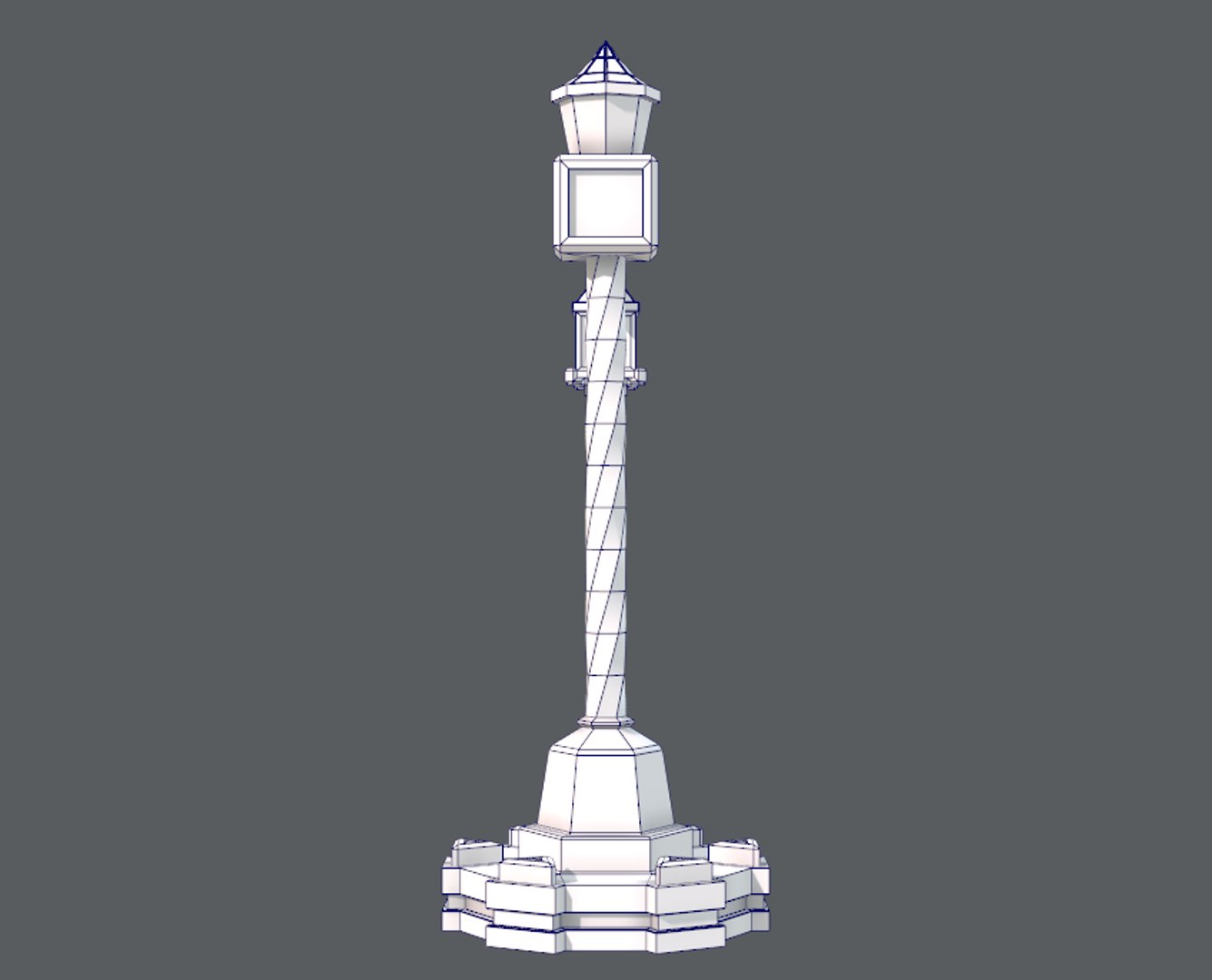 Lamp post v01 3D model - TurboSquid 1368466