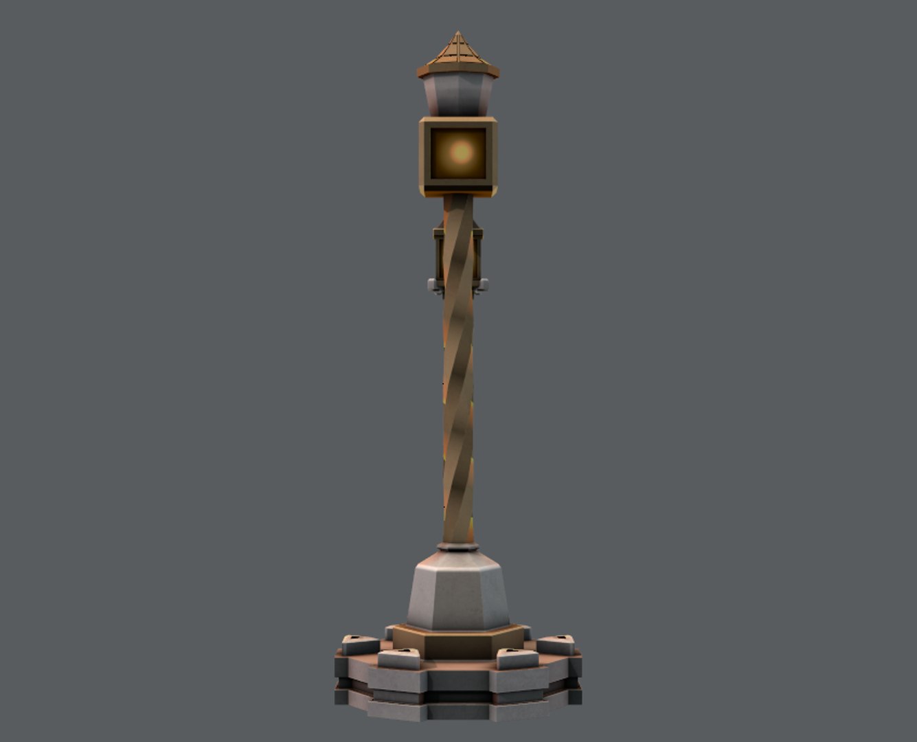 Lamp Post V01 3D Model - TurboSquid 1368466