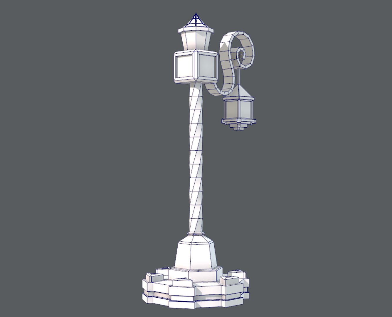 Lamp post v01 3D model - TurboSquid 1368466