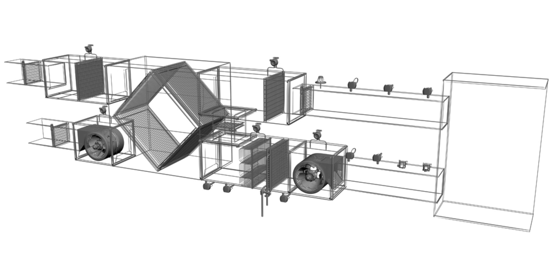 3D Model Energy Recovery Unit Ahu - TurboSquid 1270531