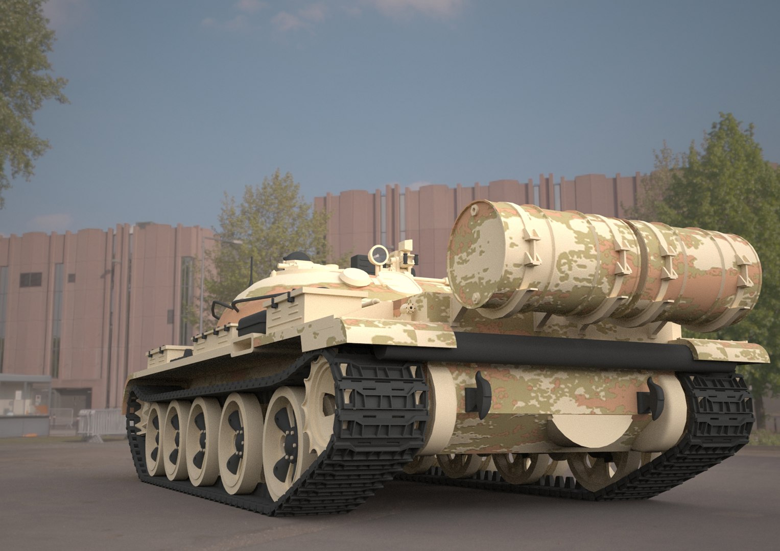 T62 Military Tank 3D Model - TurboSquid 2069534