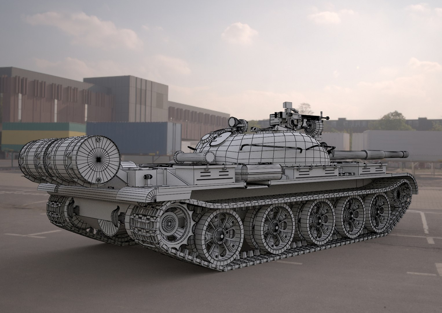 T62 Military Tank 3D Model - TurboSquid 2069534
