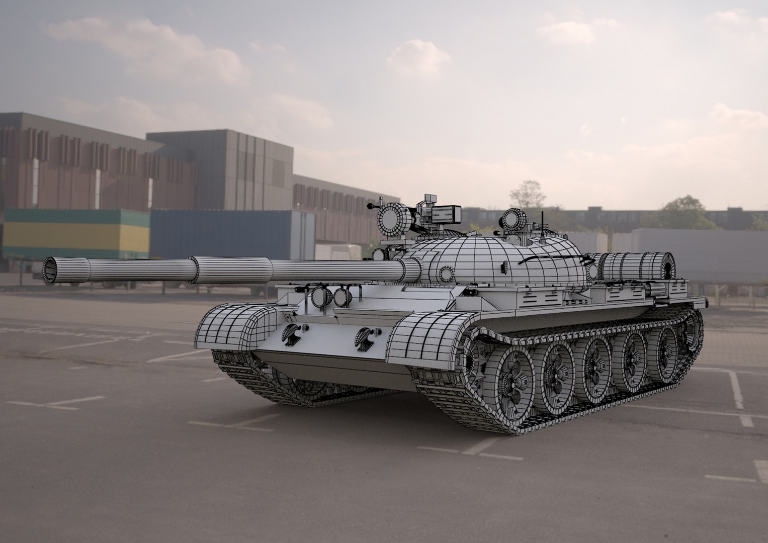 T62 Military Tank 3D Model - TurboSquid 2069534