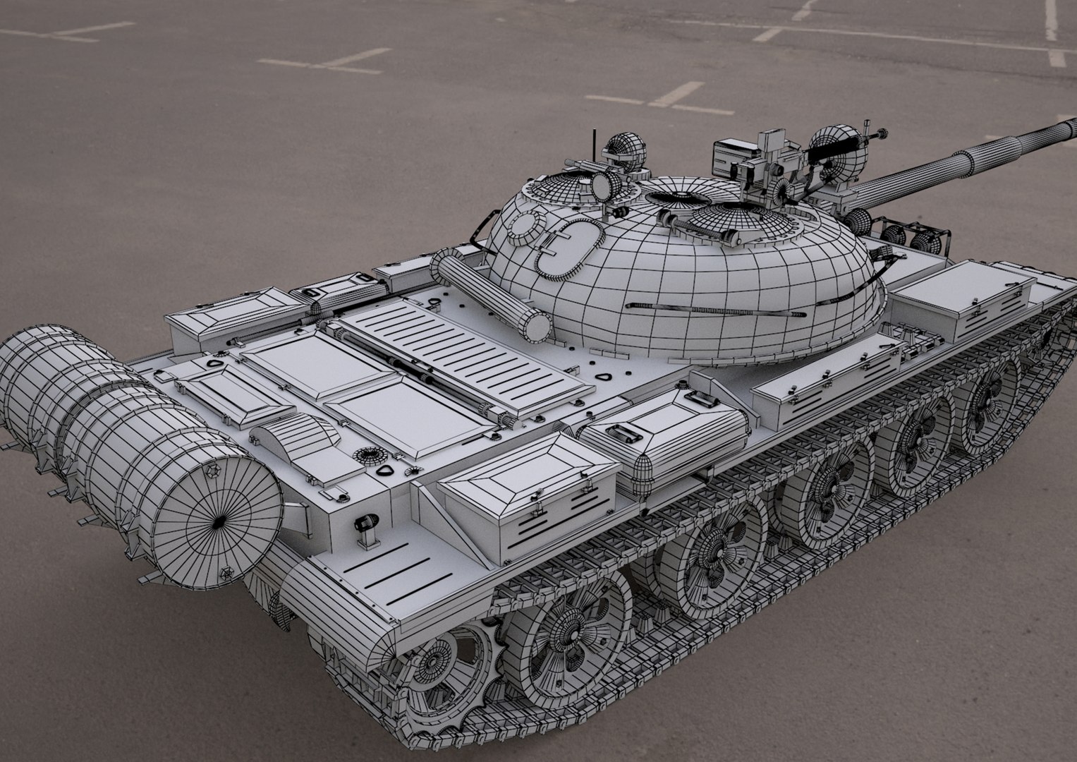 T62 Military Tank 3D Model - TurboSquid 2069534