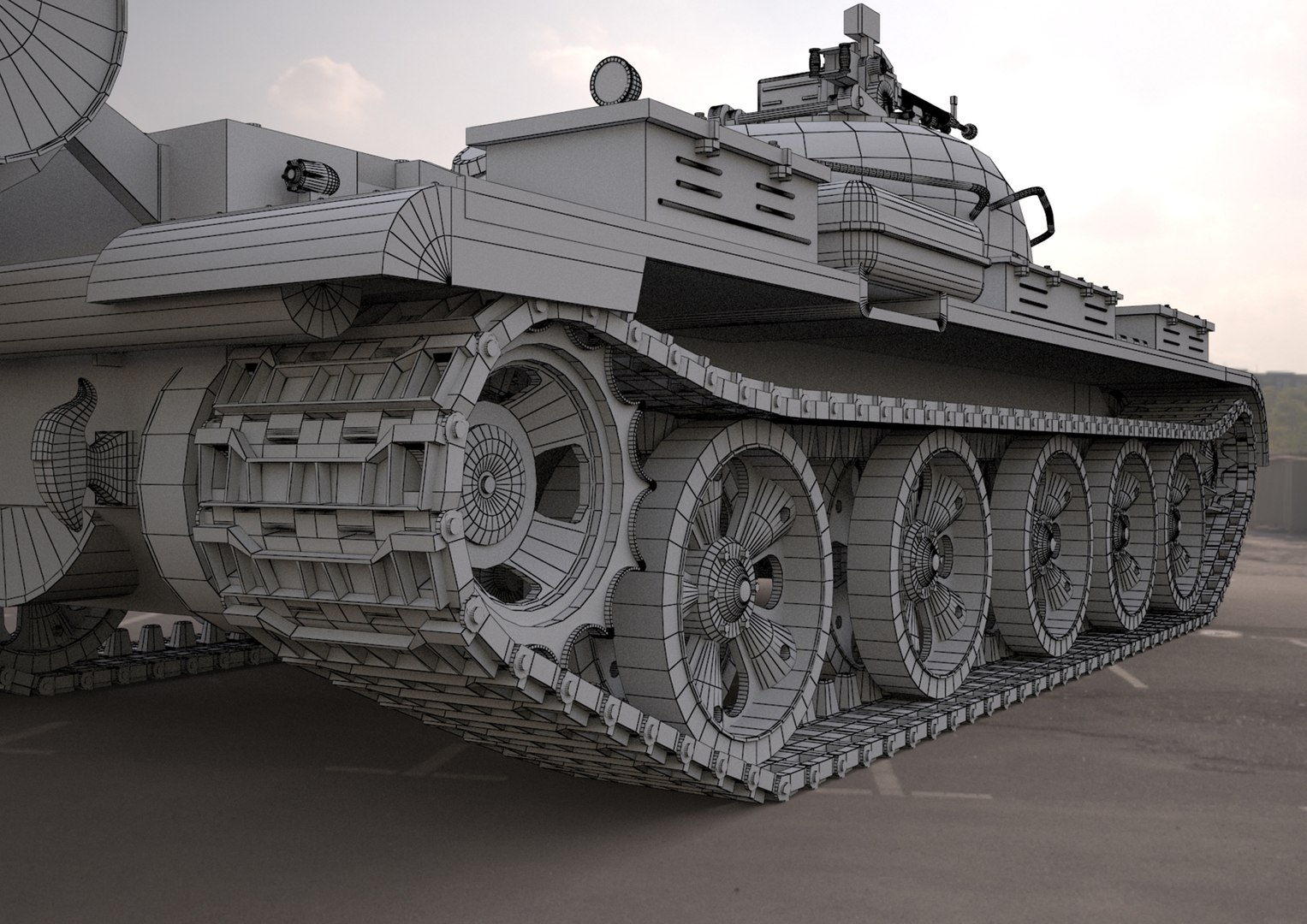 T62 Military Tank 3D Model - TurboSquid 2069534