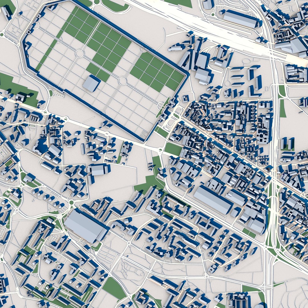 3D Model Part Of Milan City Italy 2 - TurboSquid 2410052