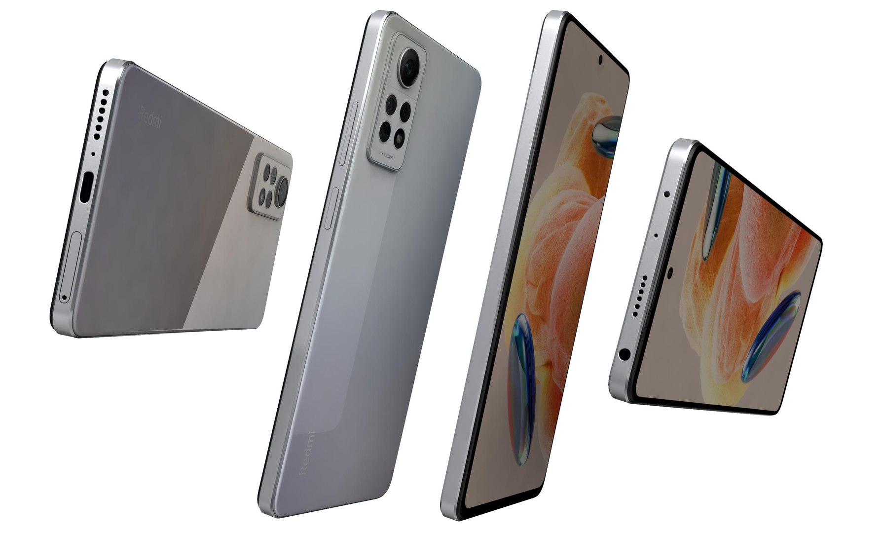 3D Xiaomi Redmi Note 12 Pro 4G White - TurboSquid 2056577
