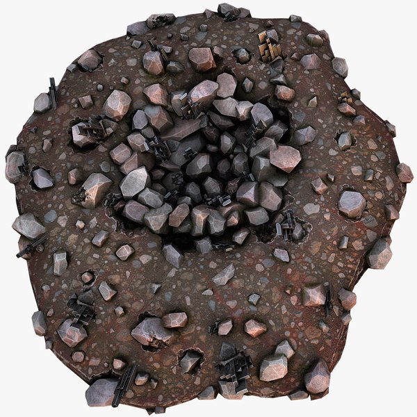 modelo 3d Depósitos de mineral de plata Entorno minero - TurboSquid 2350305