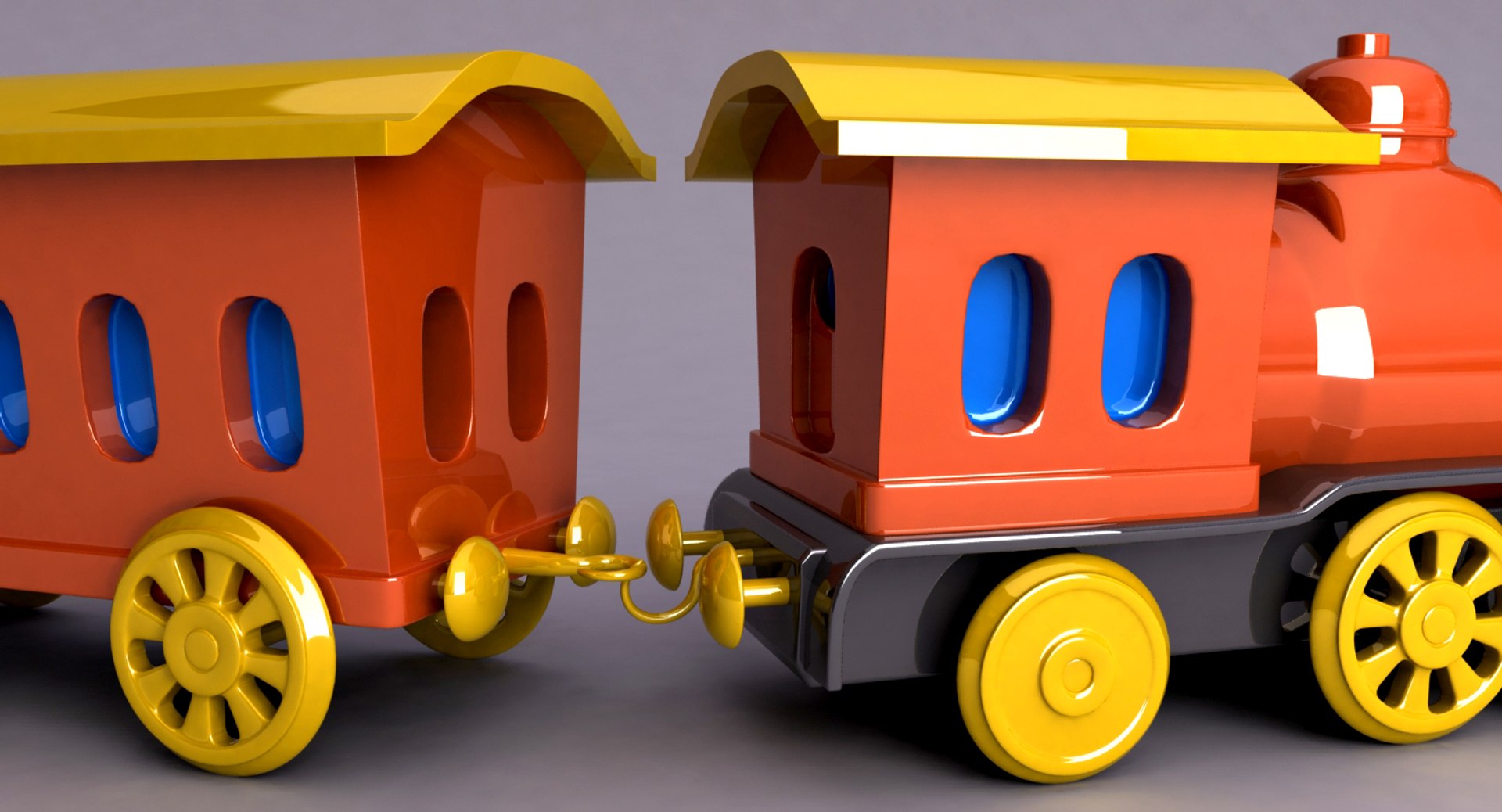 toy train 3d model