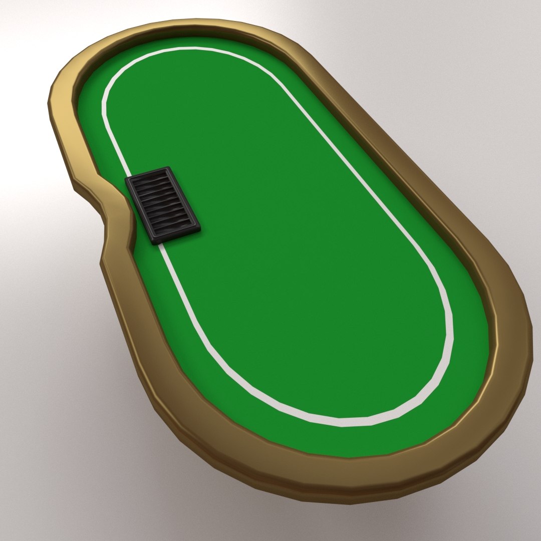 3D model poker table - TurboSquid 1633401