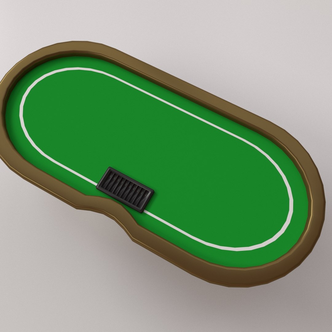 3D model poker table - TurboSquid 1633401