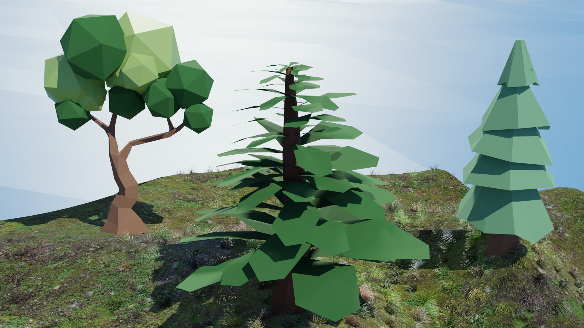 3D 3D LowPoly Trees Pack - TurboSquid 1984693