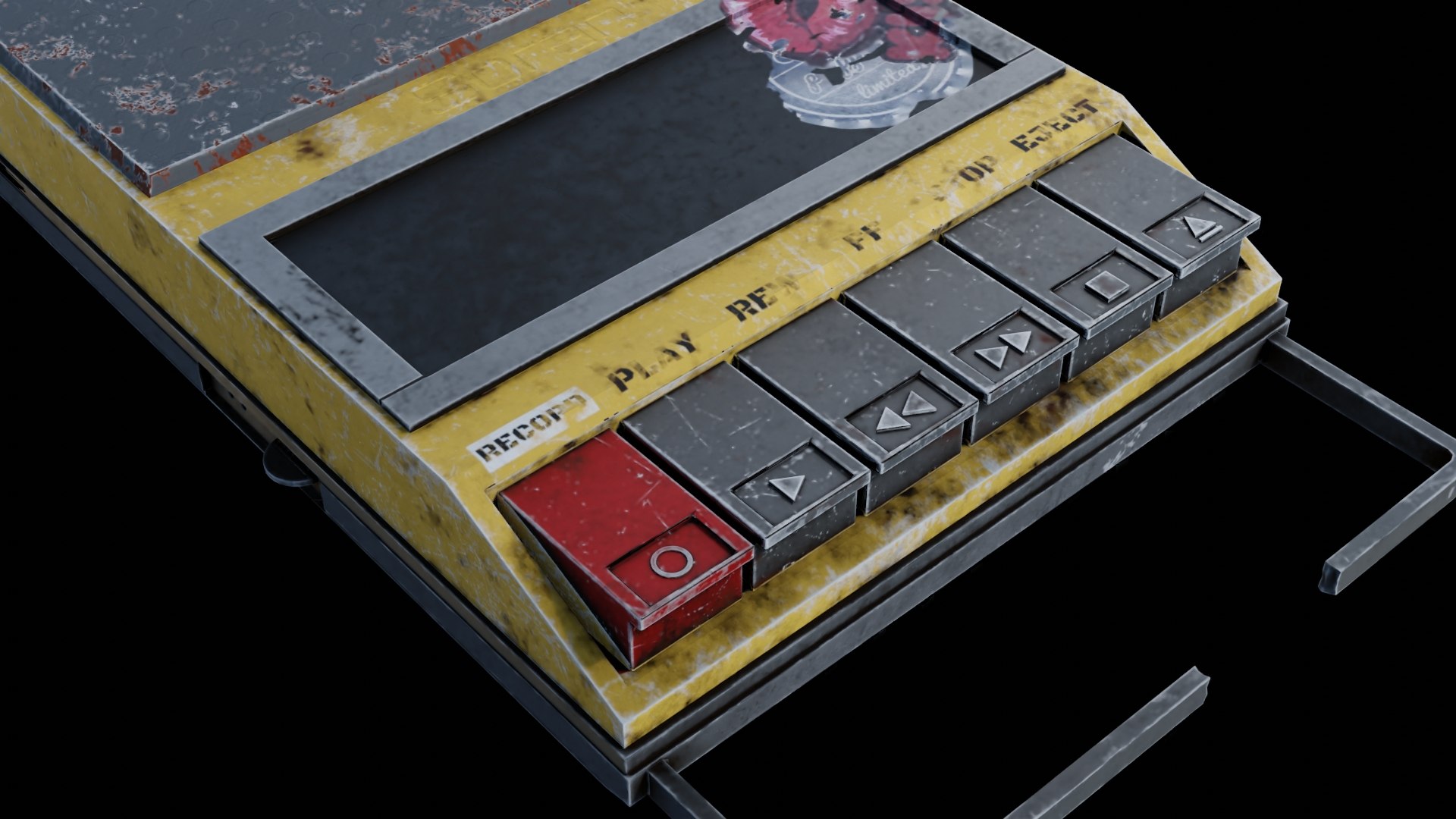 Old Broken Recorder 3D Model - TurboSquid 1837033