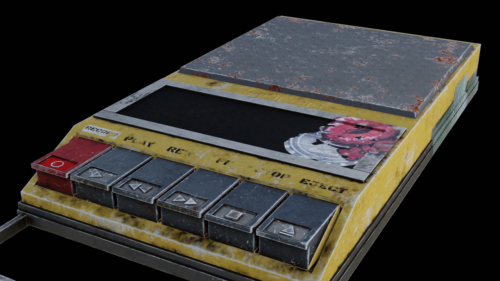 Old Broken Recorder 3D Model - TurboSquid 1837033