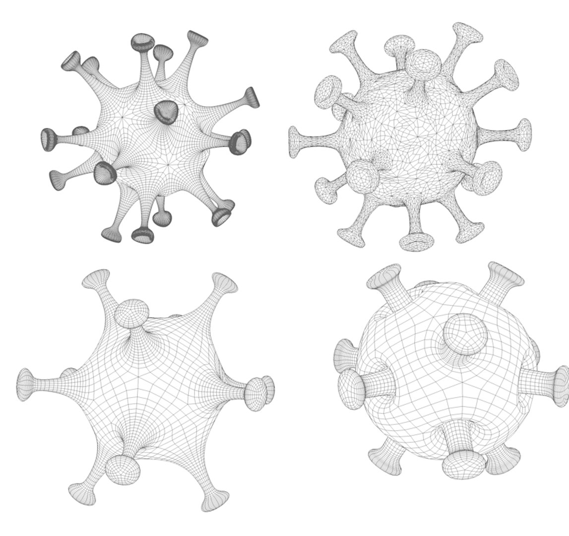 3D Model Virus Pack - TurboSquid 1527660