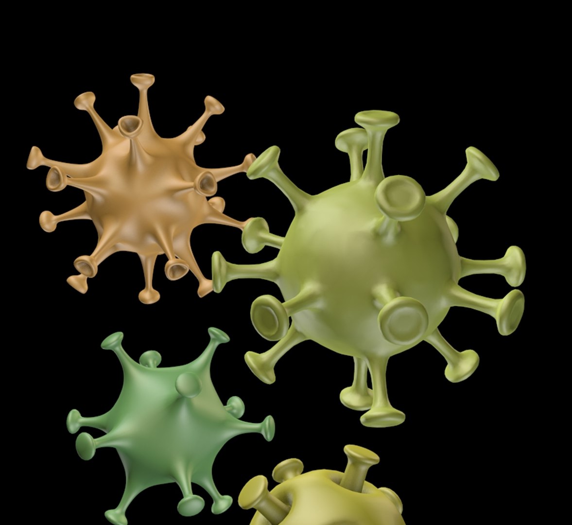 3D Model Virus Pack - TurboSquid 1527660