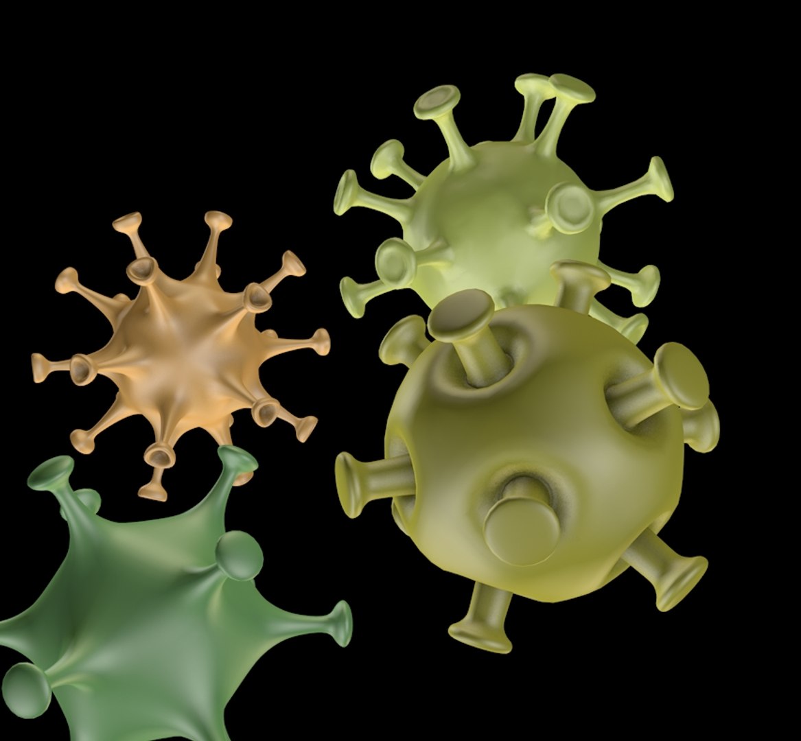 3D Model Virus Pack - TurboSquid 1527660