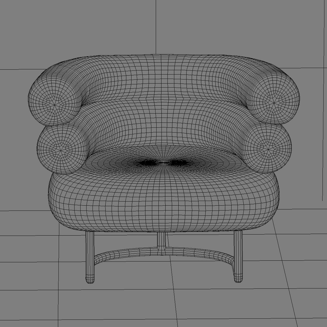 3d model design chair bibendum eileen