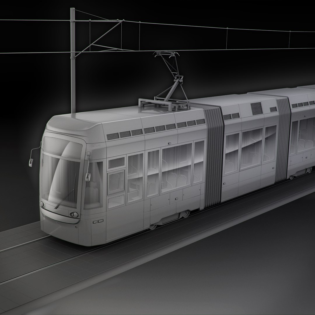 3d Variotram Helsinki Model