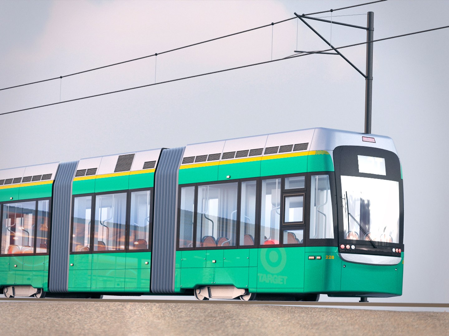 3d Variotram Helsinki Model