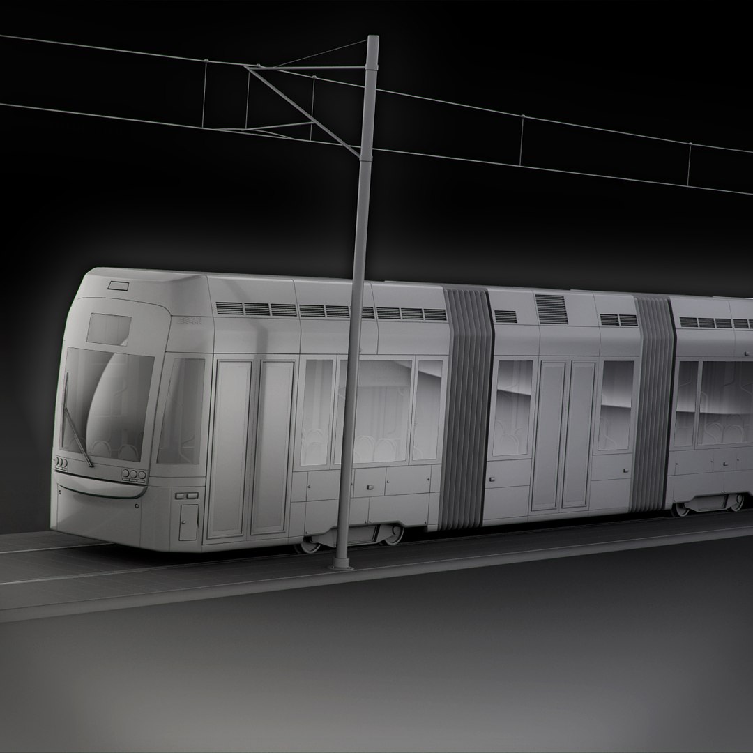 3d Variotram Helsinki Model