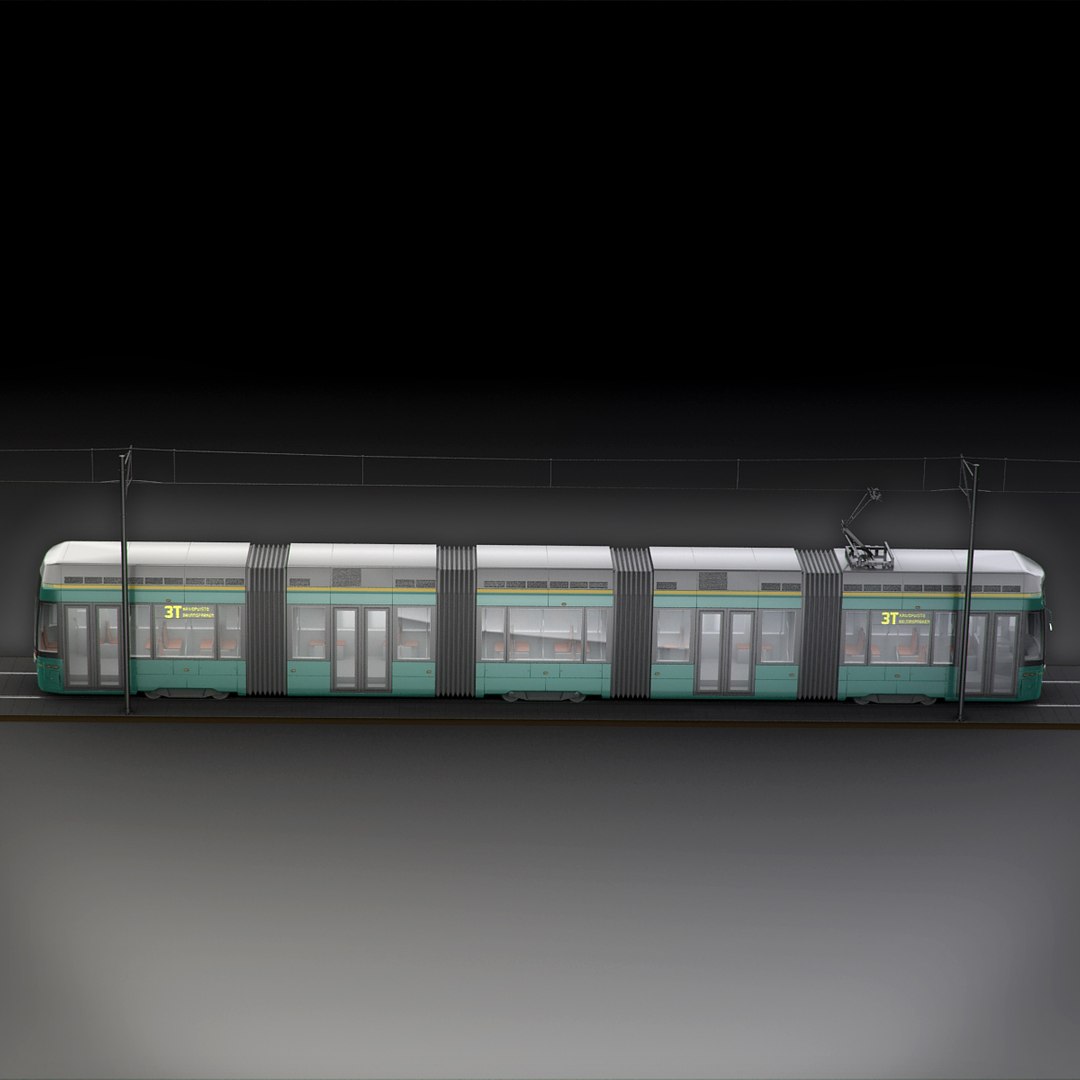 3d Variotram Helsinki Model