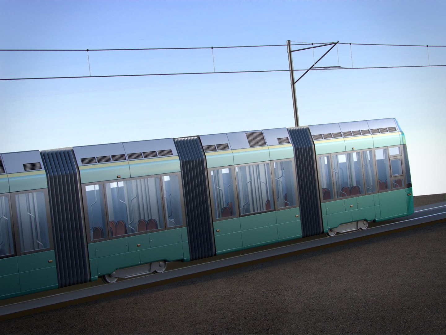 3d Variotram Helsinki Model