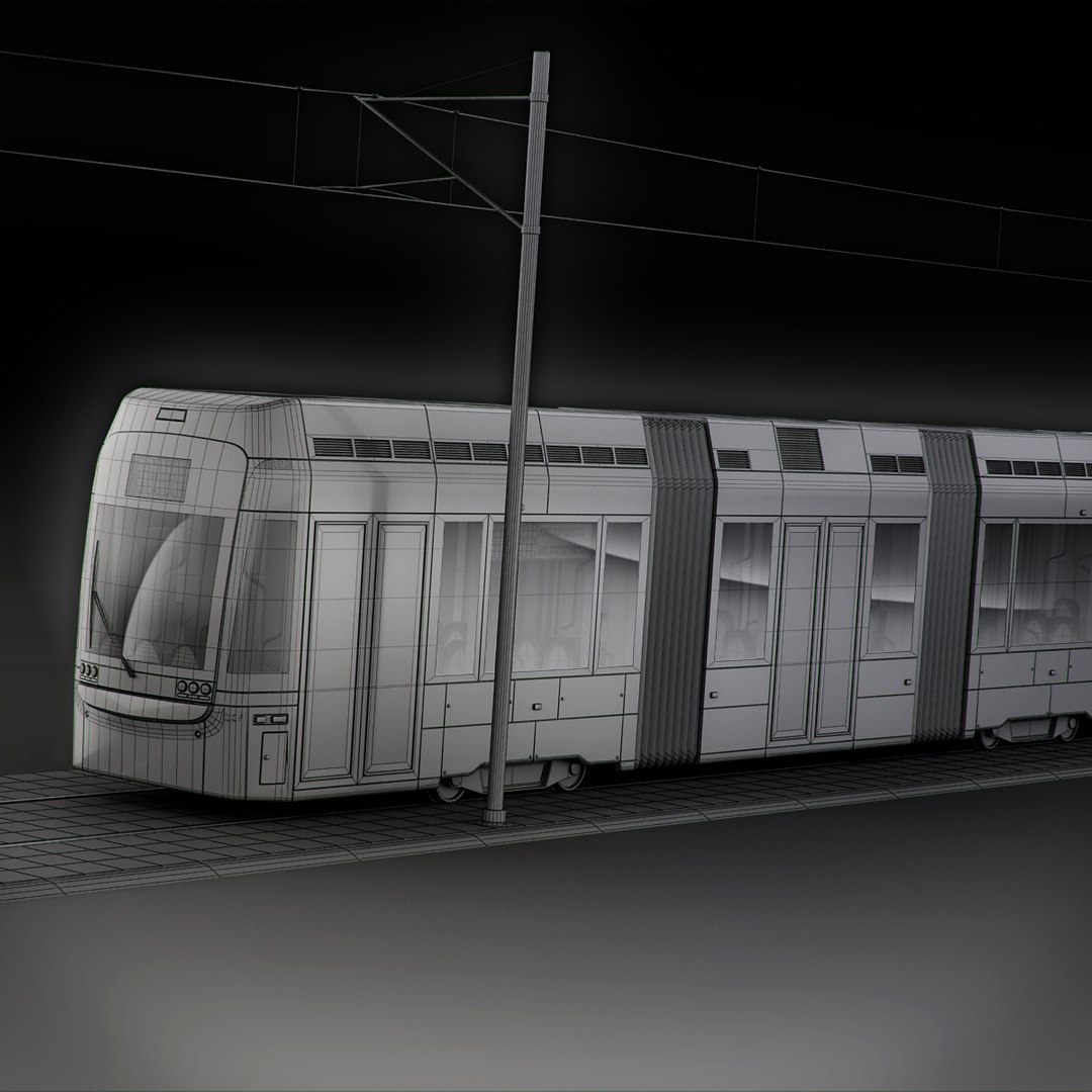 3d Variotram Helsinki Model