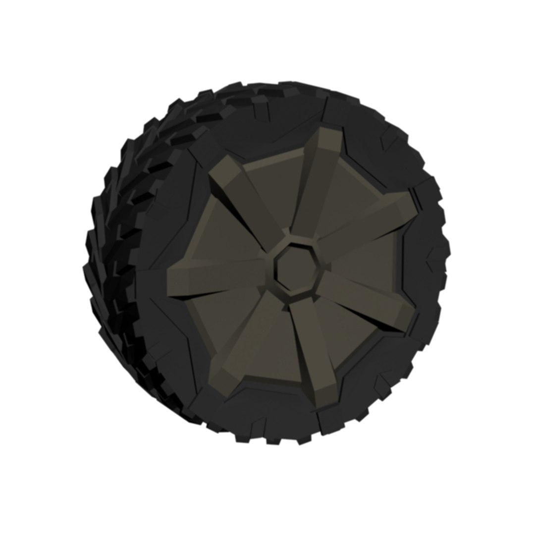 3D Tyre Wheel Rim Of Tesla Cyber Truck - TurboSquid 2234663