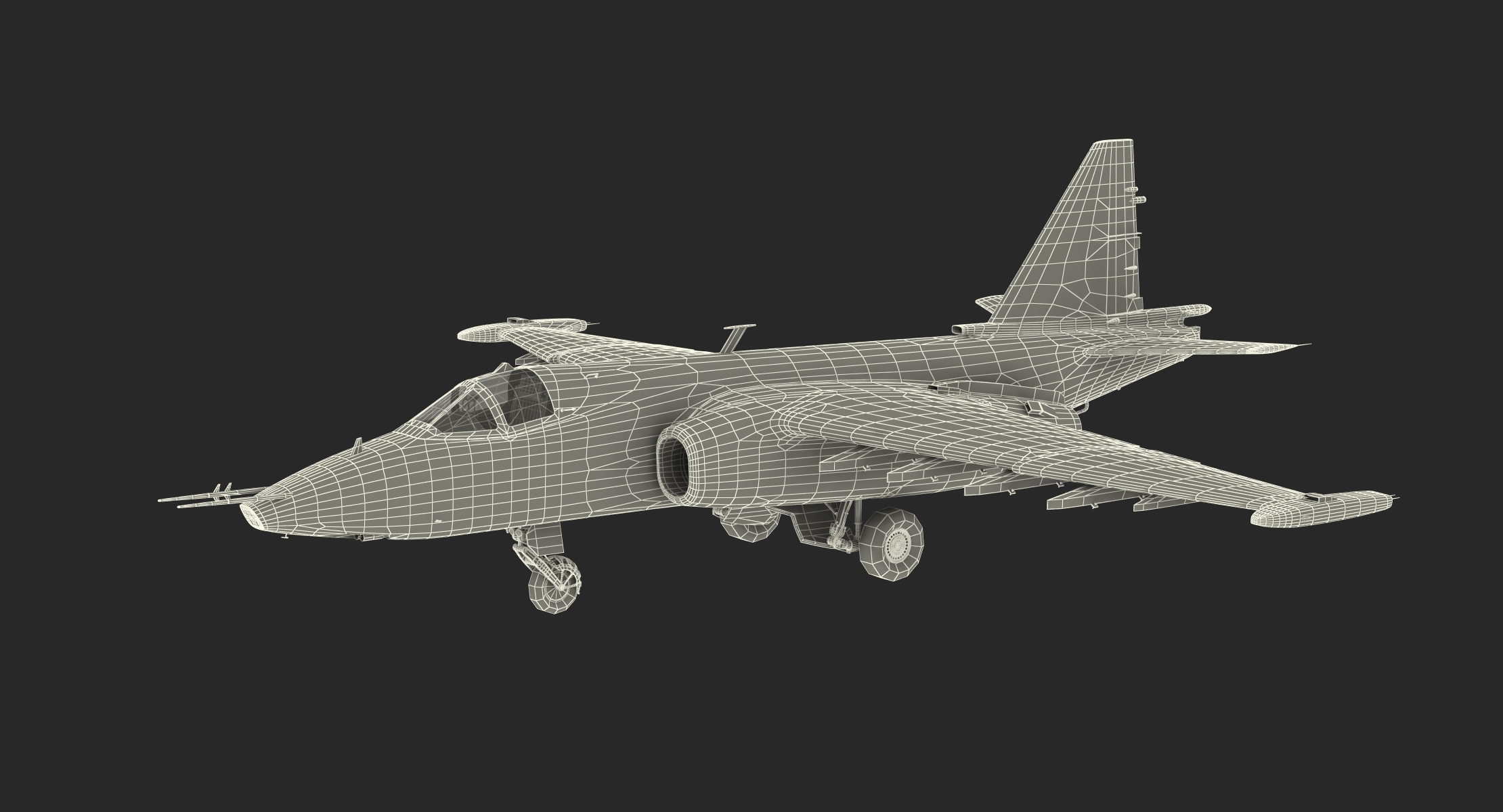3D sukhoi su25 grach rigged model - TurboSquid 1330657
