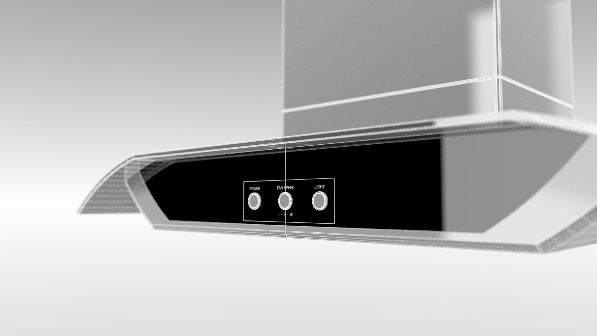 Kitchen cooking hood 3D model - TurboSquid 1841984