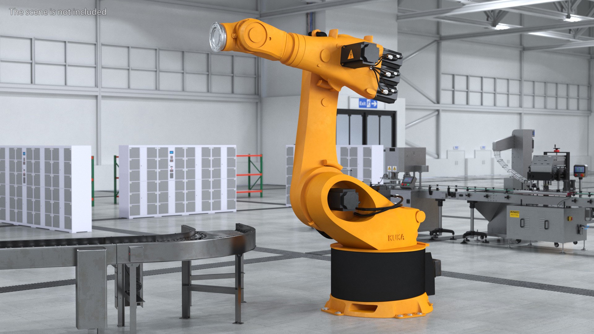 3D KUKA KR-360 Industrial Robot Arm Model - TurboSquid 2326755