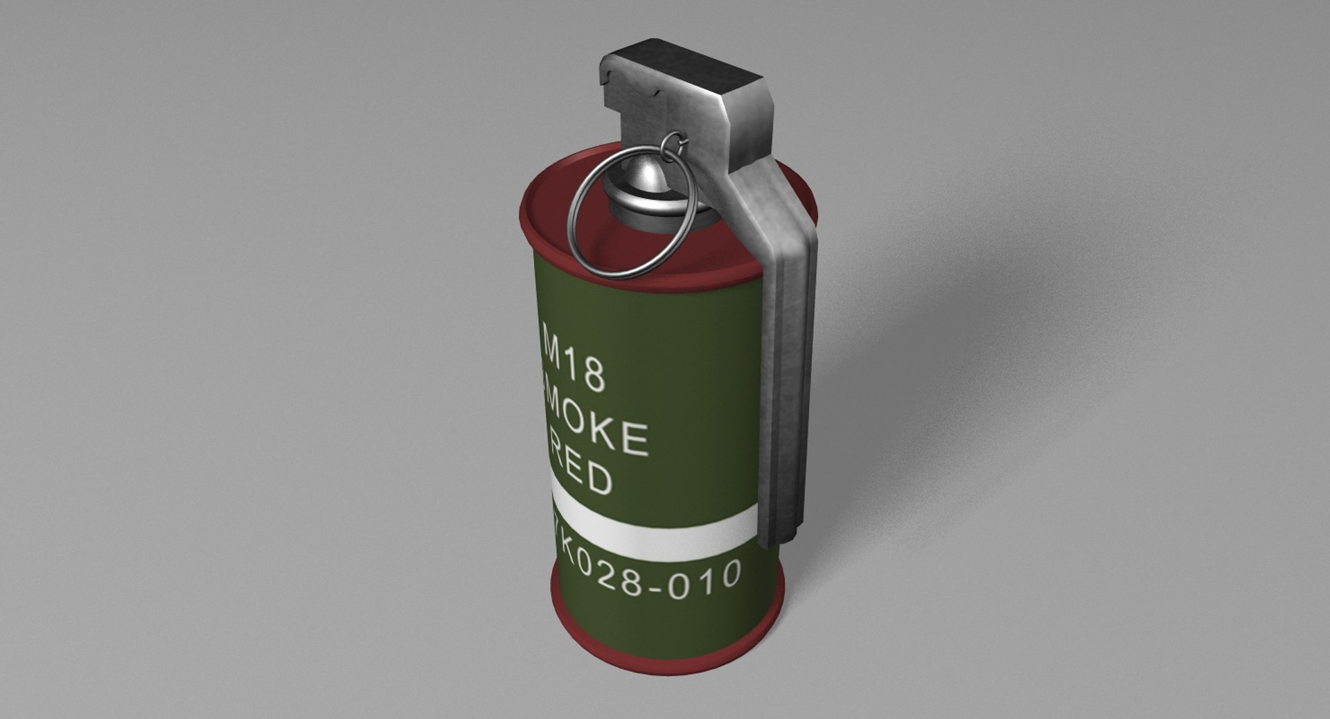 3d Model Smoke Grenade