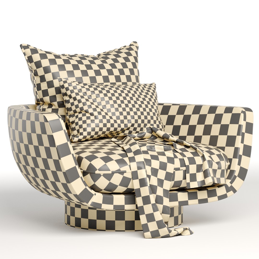 3D Model Rua Ipanema Lounge Chair - TurboSquid 2142174