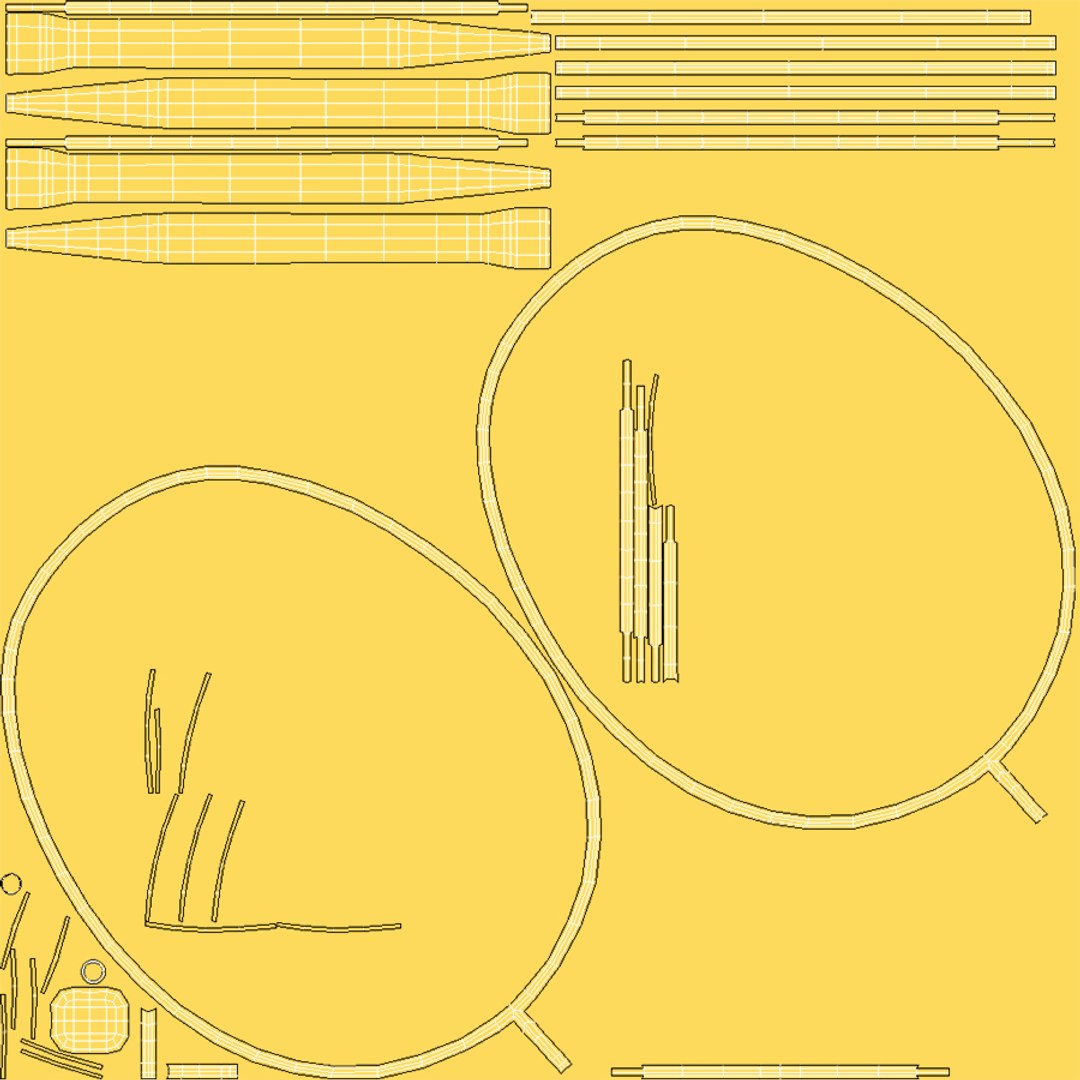 Badminton Racket Model - TurboSquid 1982981