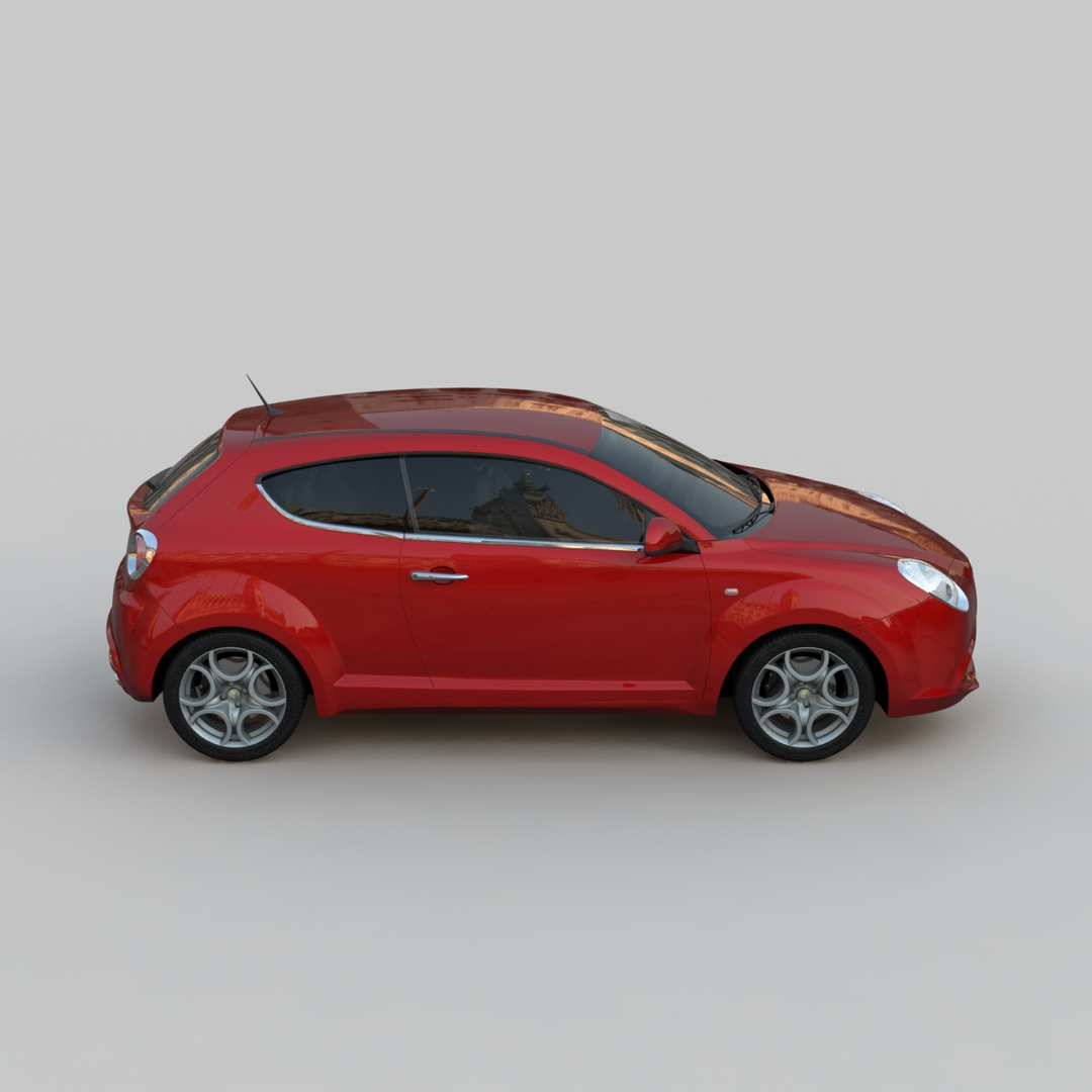 3d Alfa Romeo Mito Model