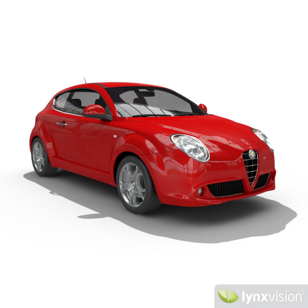 3d Alfa Romeo Mito Model