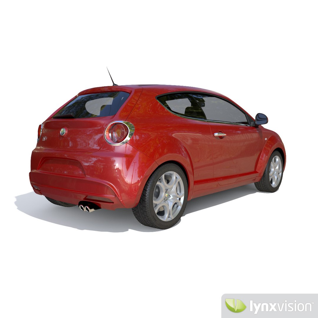 3d Alfa Romeo Mito Model