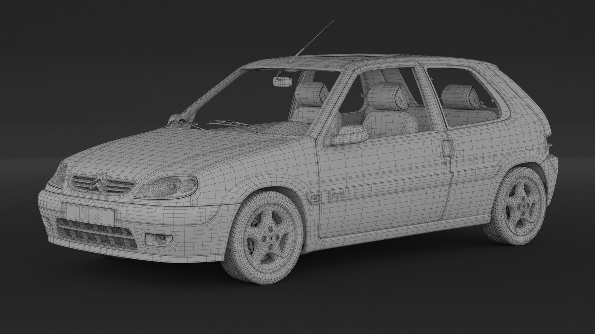 Citroen Saxo VTS 3D Model - TurboSquid 2282682