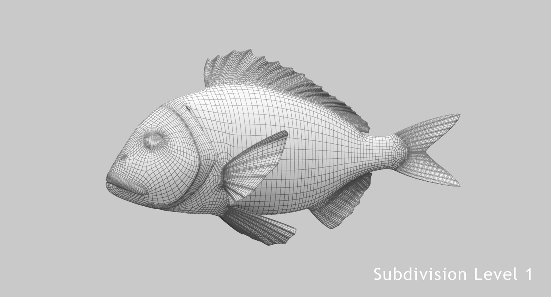 Snapper Fish Animation 3d Model