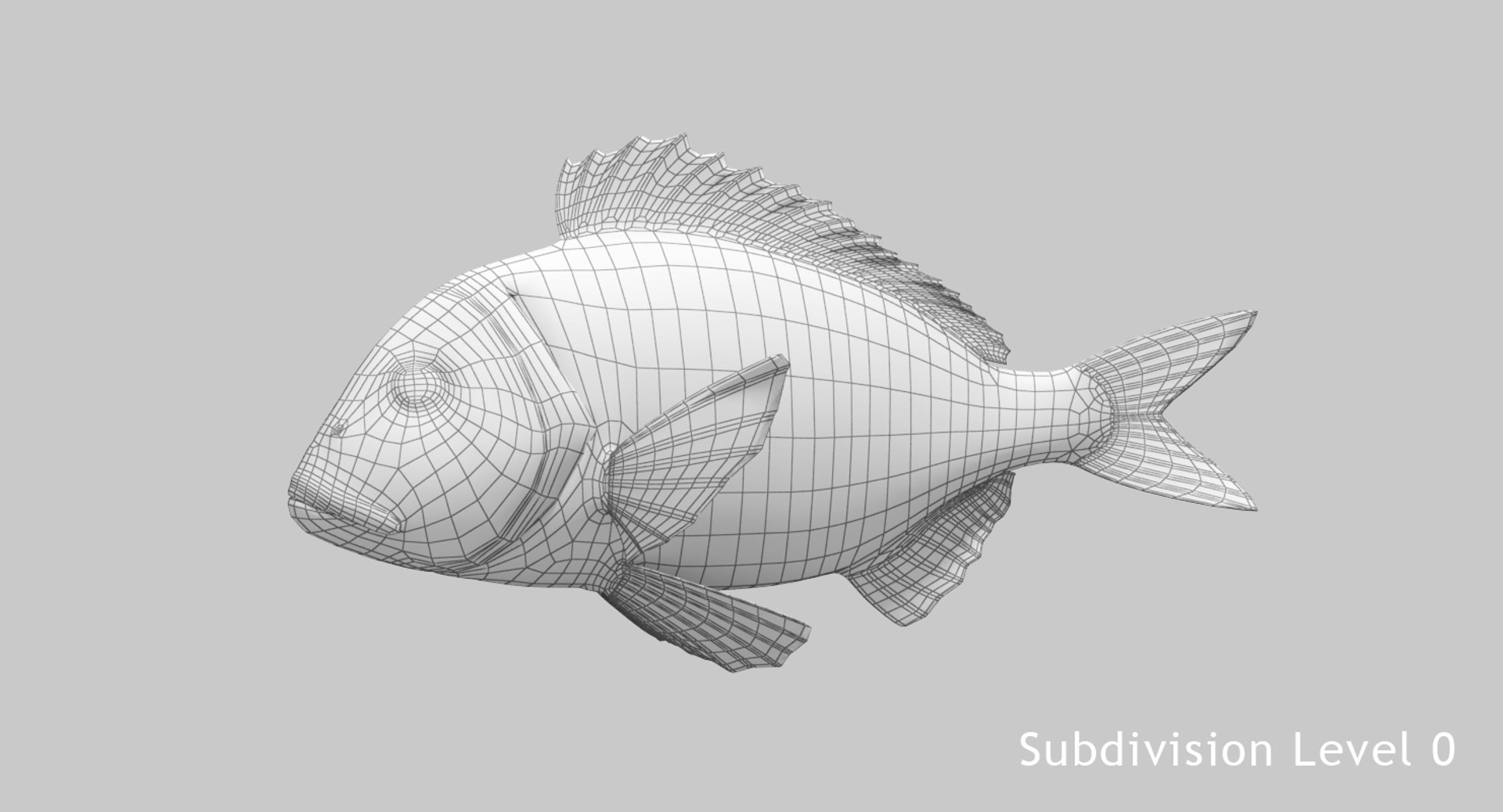 Snapper Fish Animation 3d Model