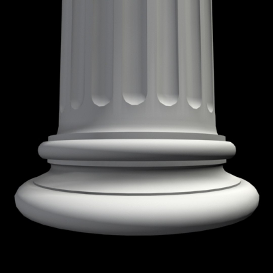 Ionic Columns 3d 3ds